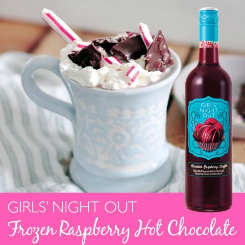Frozen Raspberry Hot Chocolate – Girls' Night Out Wines